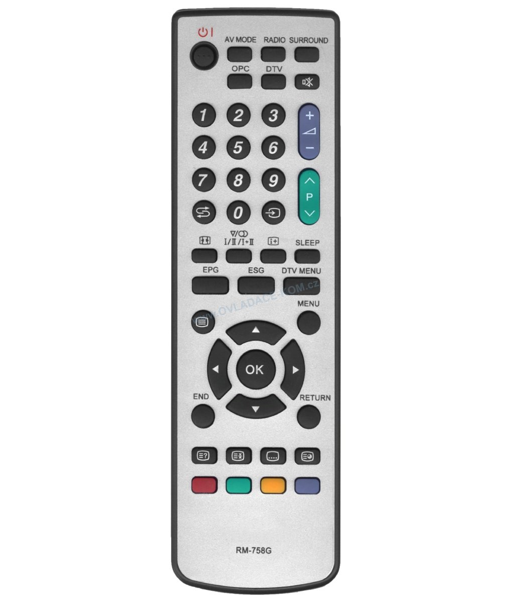 SHARP GA520WJSA, LC-26SD1E, LC-32AD5E - náhradní dálkový ovladač :: Ovladače KOM